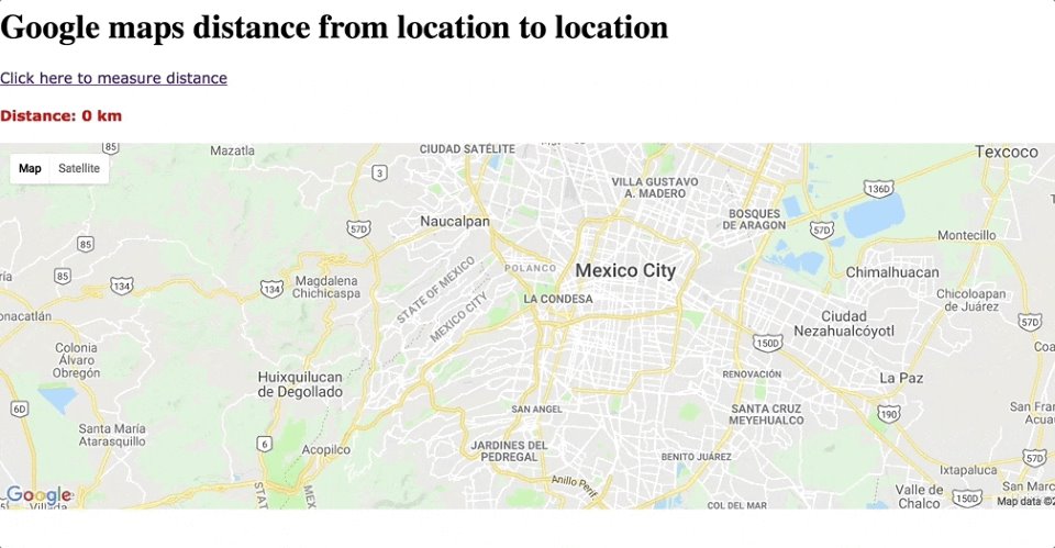 How To Calculate The Distance Between Two Points In Google Maps With JavaScript Estrada Web Group